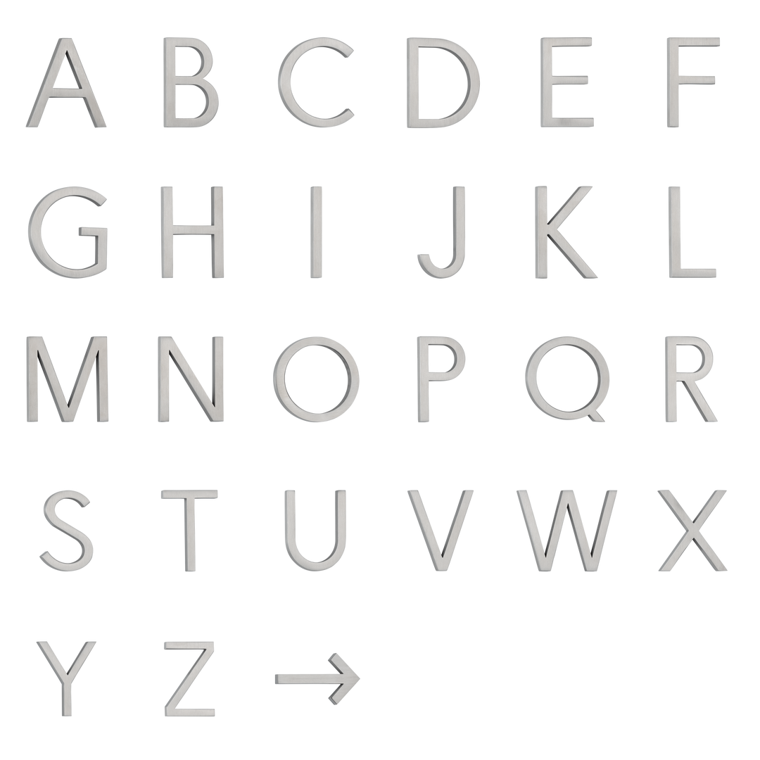 E Letter 60mm – The Source