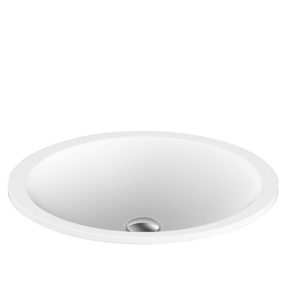 Sincerity Solid Surface Matte White Basin 495x365mm – The Source