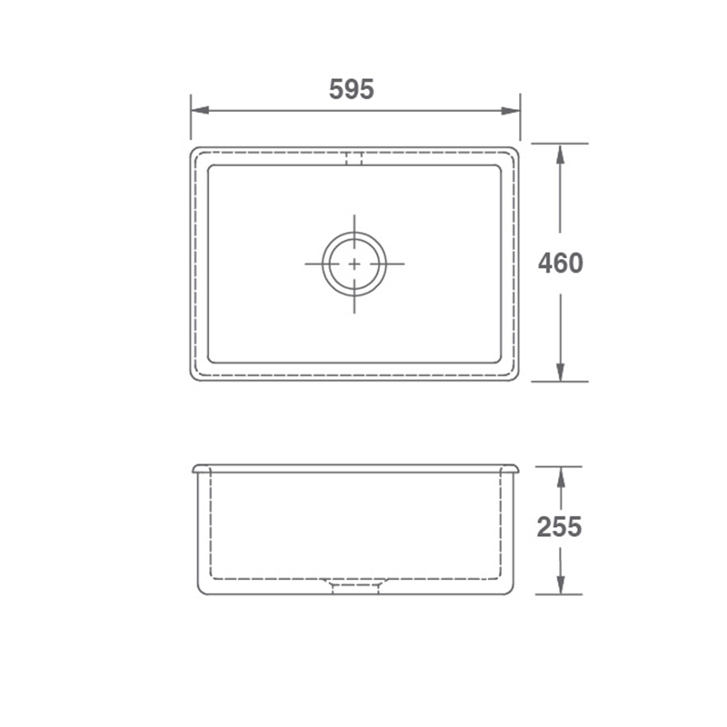 SHAWS Inset 600 Sink | The Source - Bath • Kitchen • Homewares