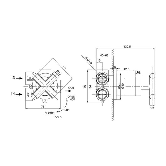 Parisi Stella Round Mixer - Chrome – The Source