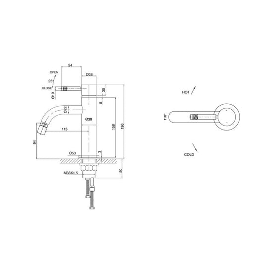 Parisi Tondo Bidet Mixer – The Source