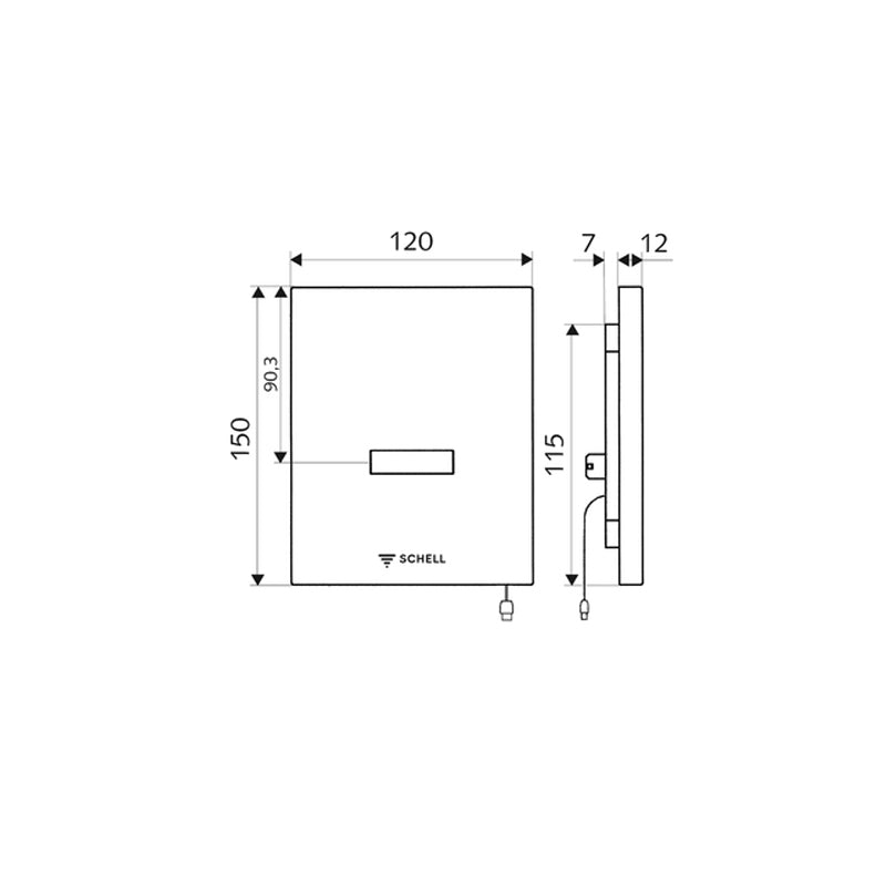 Schell Edition E WC Sensor Plate – The Source